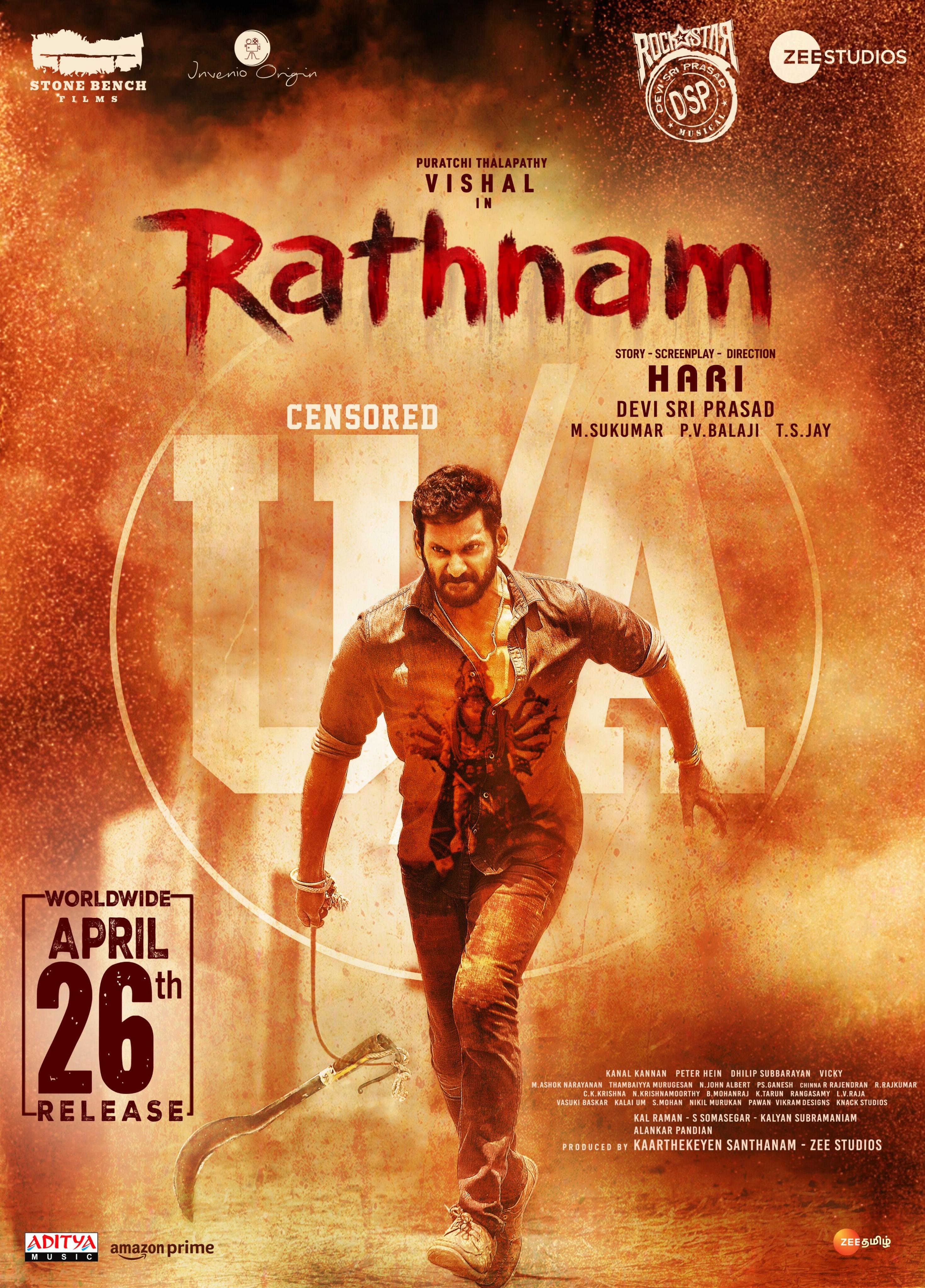 Rathnam: Censor, Runtime, OTT of the Vishal-Hari movie Tamil Movie ... Rathnam: Censor, Runtime, OTT of the Vishal-Hari movie Tamil Movie ...
